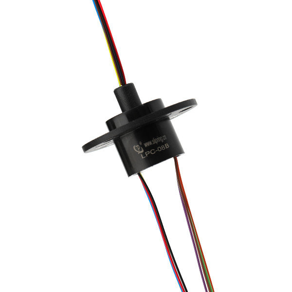 Compact-Designed Electrical Slip Ring of 2A in 8 Circuits Max. Speed Up to 300rpm for Test Devices