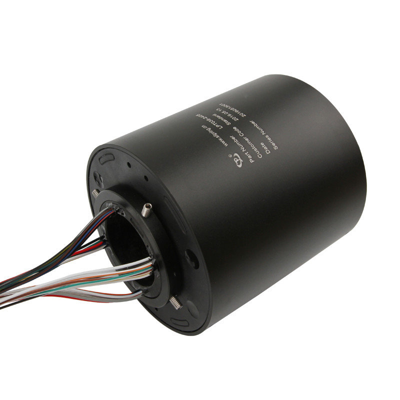 Custom Solution Through Hole Slip Ring Precious Metal Contact 12 Circuits 10A 240 VAC/DC