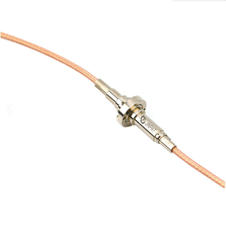 Small Slip Ring With RF Coaxial Connector with Excellent Anti-inteference Capacity for Communication Network