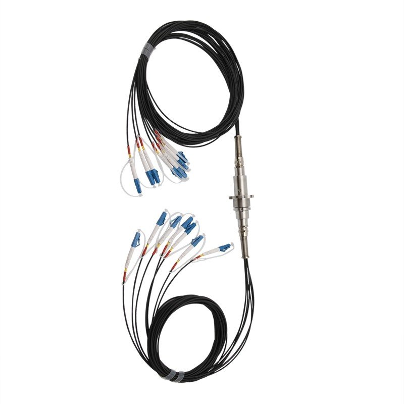 Dual-channel fiber slip ring,300rpm IP65 or IP67 Max Optical power 23dBm,super long life