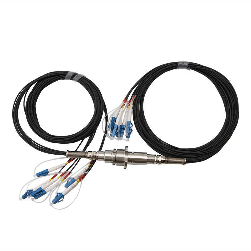 Mini 5-channel optical fiber,IP65 or IP67 300rpm, Photoelectric hybrid slip ring