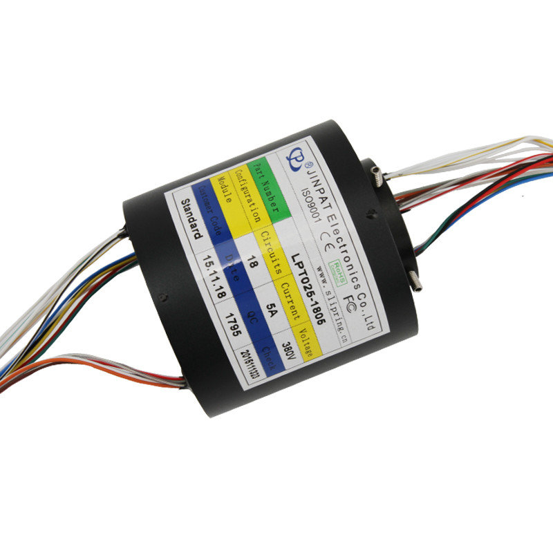 Through Hole Slip Ring hole size 25mm 18 Circuit 5A,slip ring hollow shaft
