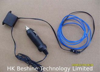 4mm / 5mm Electroluminescent LED EL Wire With DC 12V Inverter For Door And Wall