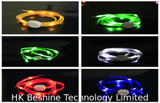 Lighted Waterproof Glow In The Dark Shoelaces Color Changing For Women And Men