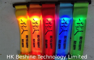 Chiristmas Party Decoration Light Up LED Flashing Bracelet For Kids 15.5cm
