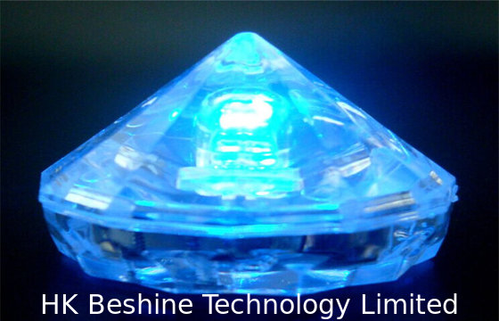 Water Submersible Decorative Diamond Led Ice Cube Food Grade Plastic