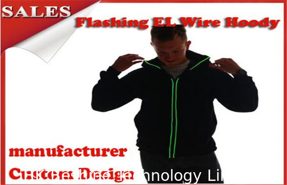 Washable S - Xl Size Led Light Hoodies Dressed In Concert And Club