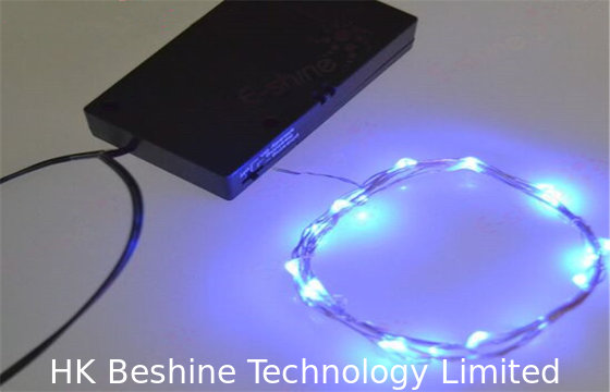 30 Leds Decorative Pink Led String Light Warm White With Timer