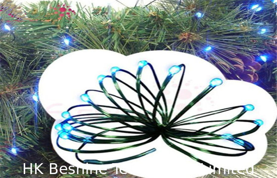 30 Leds Decorative Pink Led String Light Warm White With Timer