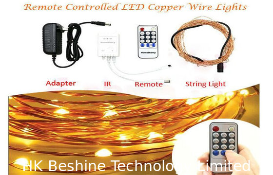 Durable 16.4ft 12v Led String Lights Rainproof Customized Shapes Lightweight