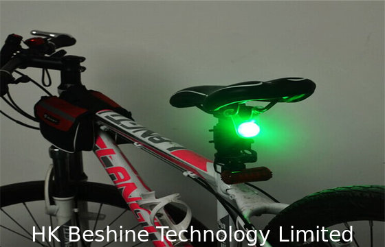 Transparent Silicon Frog Shaped Led Lights Bicycle  , Super Flashing Led Light For Bicycle