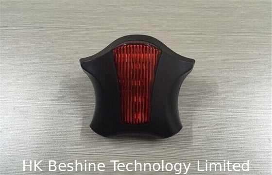 Water Resistant 2 * Red Laser Bicycle Led Lights Flashed In 7 Lighting Modes