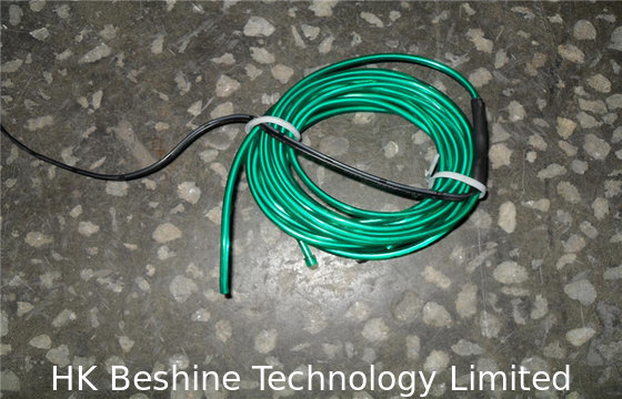 Rigid Green Color EL Lighting Wire String Light For Instrument Display AC 110 - 220V