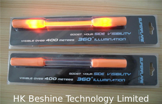 Optical Fiber LED Glow Bike Lights , Bicycle LED Wheel Lights For Hiking And Fishing