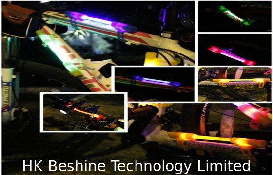 Decorative Bicycle LED Lights Yellow For Turn Signal , Mountain Bike LED Lights