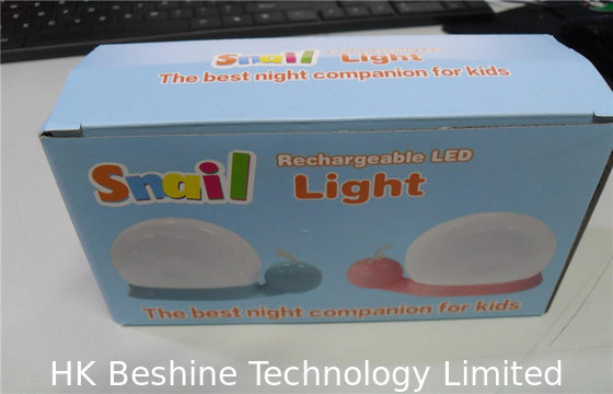 Eco - friendly Decorative Blue Snail Shape LED Baby Night Light / Kids Night Lights