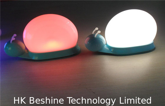 Colorful Recyclable Animal Snail Night Light For Child's Bedroom , Staircase