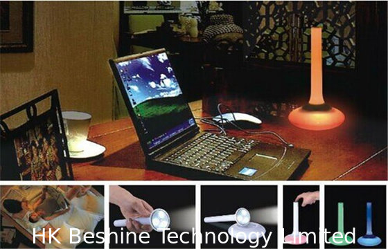 High Brightness Desk LED Atmosphere Lamp , Emergency Touch Sensor LED Night Light