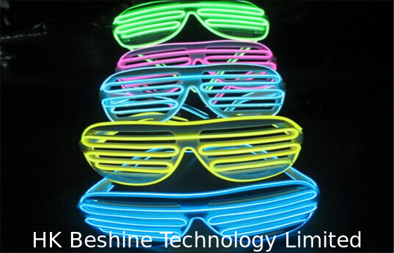 Shutter Shaped El Wire Sunglasses
