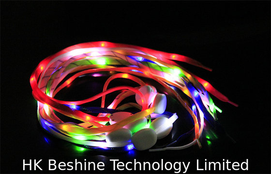 Lighted Waterproof Glow In The Dark Shoelaces Color Changing For Women And Men