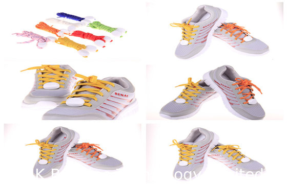 Eco - friendly Nylon LED Light Shoelaces In Purple , Green / Light Up Shoe Strings