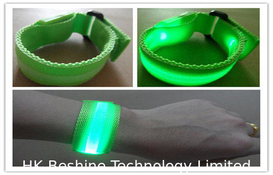 Concert Birthday Gifts LED Flashing Bracelet / Orange Blue Glow Bracelets