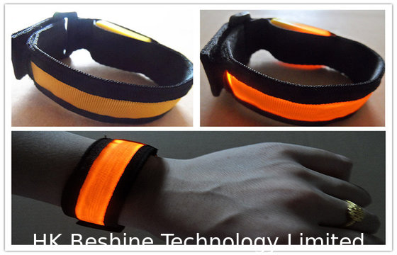 Concert Birthday Gifts LED Flashing Bracelet / Orange Blue Glow Bracelets