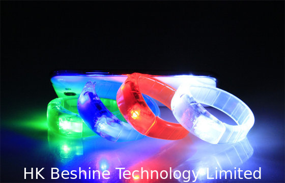 Blue Green Red LED Waterproof Bracelet For Show / Event / Festival Decoration