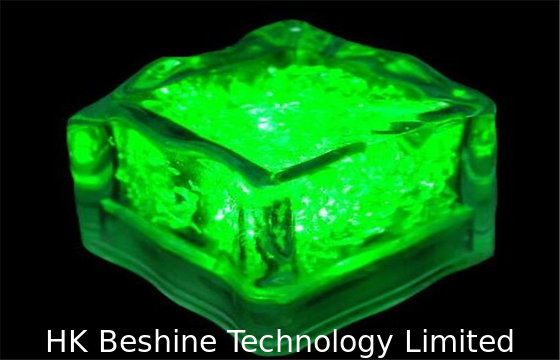 Windproof Color Changing LED Ice Cube Lights For Event / Lighted Ice Cubes