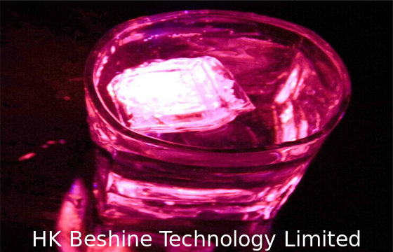 Eco - friendly Water Activated Lighting Ice Cubes For KTV Pub Decoration