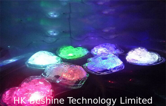 Promotion Colorful LED Light Up Ice Cubes With Remote Control For Home , Party