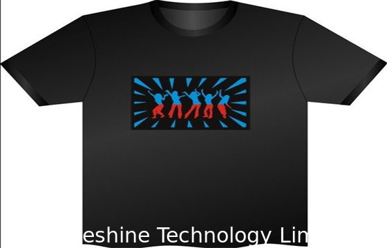 Disco , Party , Concert Electroluminescent Products EL Flashing T - Shirt