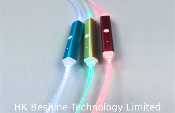 EL LED Light Up Visible Earphone