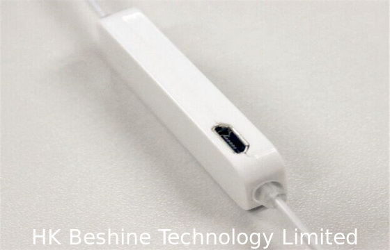 High Brightness Electroluminescent Products Glowing Earphone With LED Lighting USB Mic