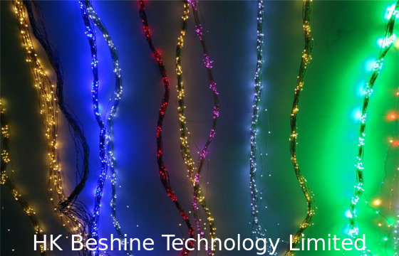 Twistable Mini RGB Color Changing LED String Lights 2M 3M / Fibre Optic String Lights