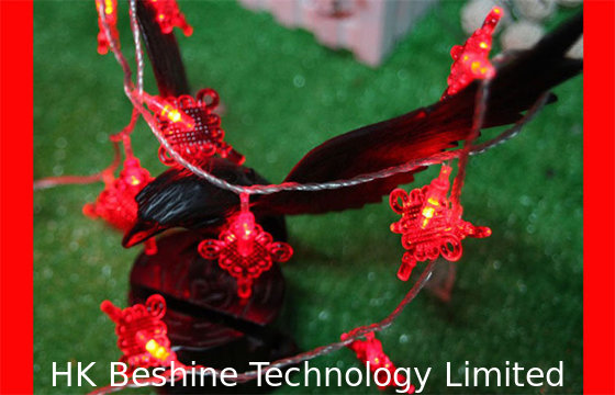 30m 300 Bulb Outdoor Red LED String Lights ROHS CE / LED Fairy String Lights
