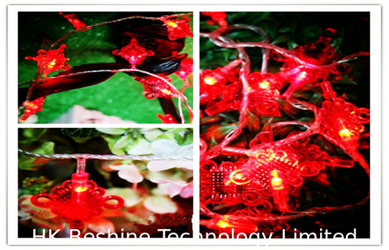 30m 300 Bulb Outdoor Red LED String Lights ROHS CE / LED Fairy String Lights