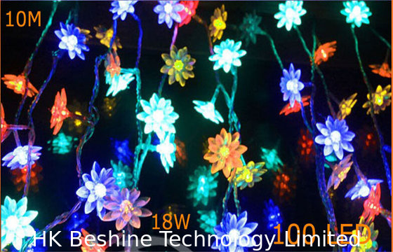 220V 5m Yellow Outdoor LED String Light Bulb / Lamps For Festival Decoration