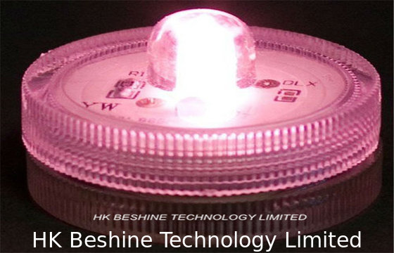 Round / Flower Shape Submersible Led Light For Wedding Decoration