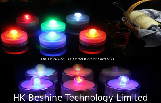 Festival Decorative Flashing Led Submersible Light With Small Knob