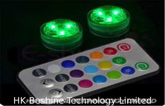 Small Submersible water activated Led Floating Tea Lights Ultra Brightness