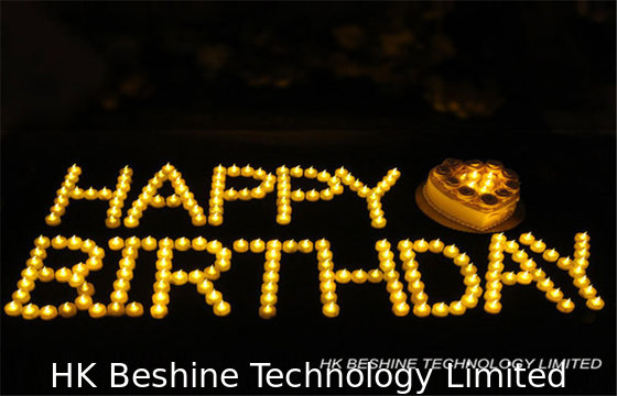 Heatless Flameless LED Submersible Light , Yellow Submersible Led Tea Light Candle