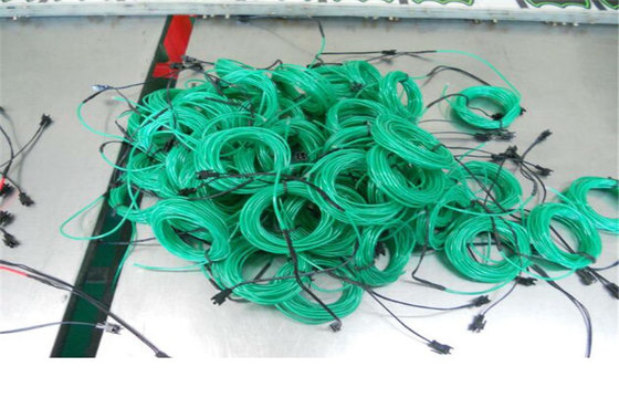 Exhibition Lighting Up EL Neon Rope Light Decorative For Garment