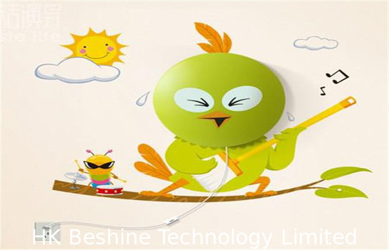 Decoration 3D Cartoon Wallpaper Childrens Night Light Eco-friendly