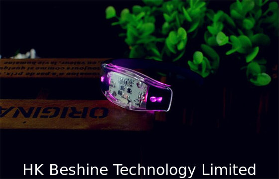 High Transparency Led Flashing Bracelet Silicone For Holidays