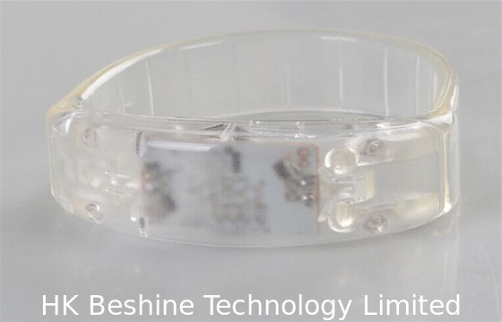 Eco-friendly LED Flashing Bracelet Shake Sensing Glow For Running Spot