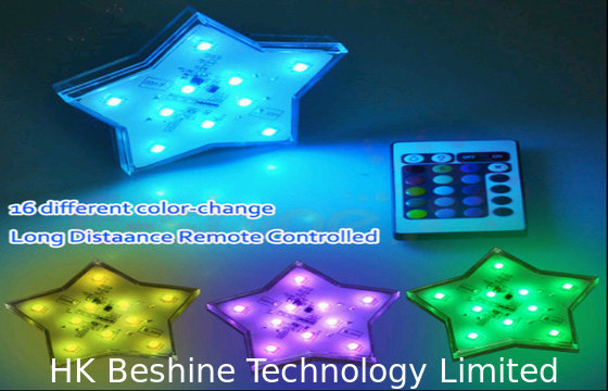 Color Changing Battery Operated El Products Star Led Lights Remote Control