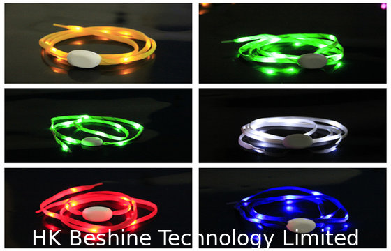 Lighted Waterproof Glow In The Dark Shoelaces Color Changing For Women And Men