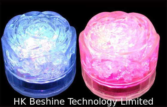 Promotion Colorful LED Light Up Ice Cubes With Remote Control For Home , Party