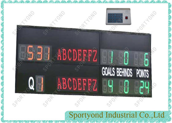 Led Electronic Portable Outdoor Scoreboards For Australian Football , Waterproof IP65